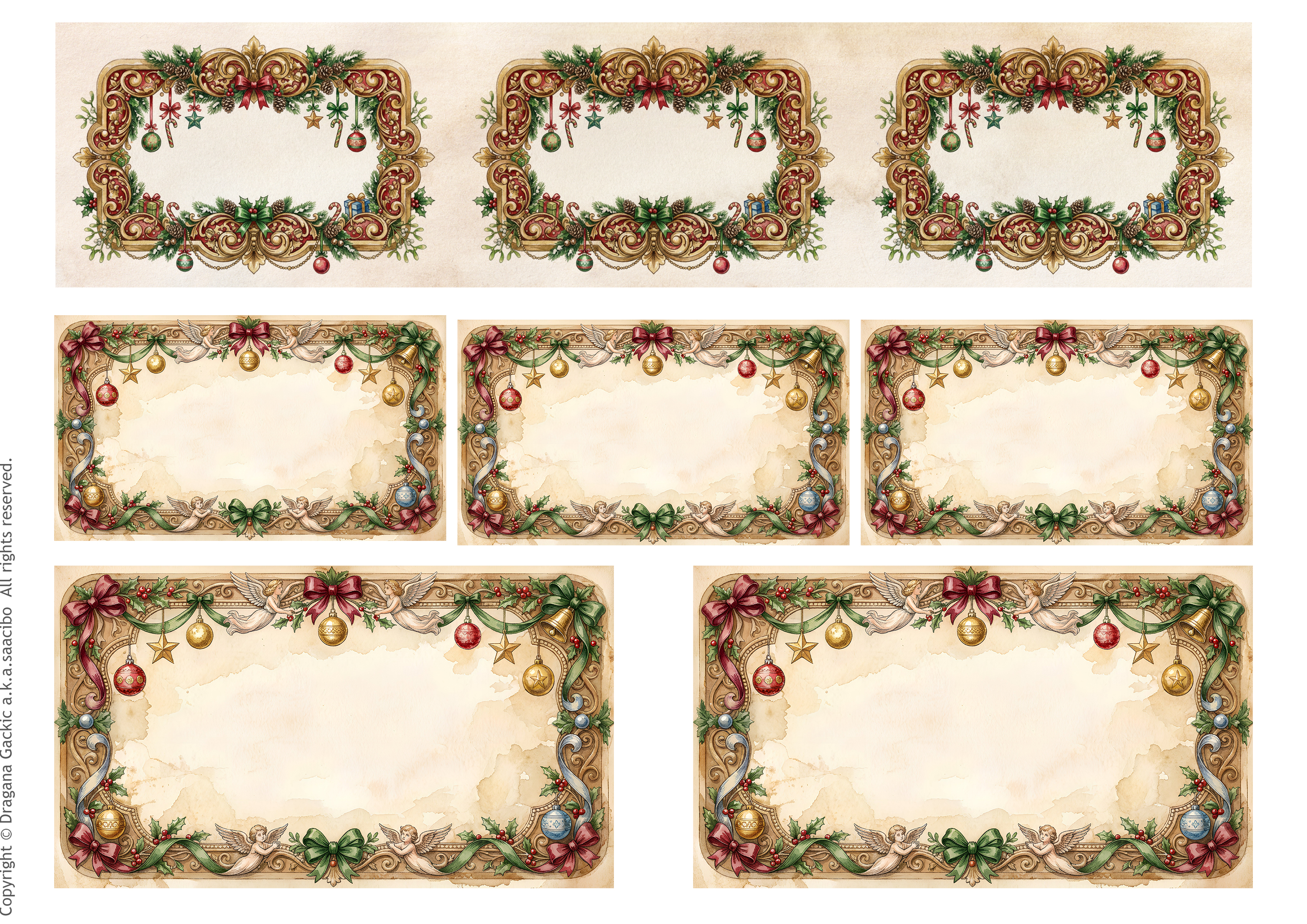 Happy Holidays Collection Part 1 - Christmas Inspired Printables