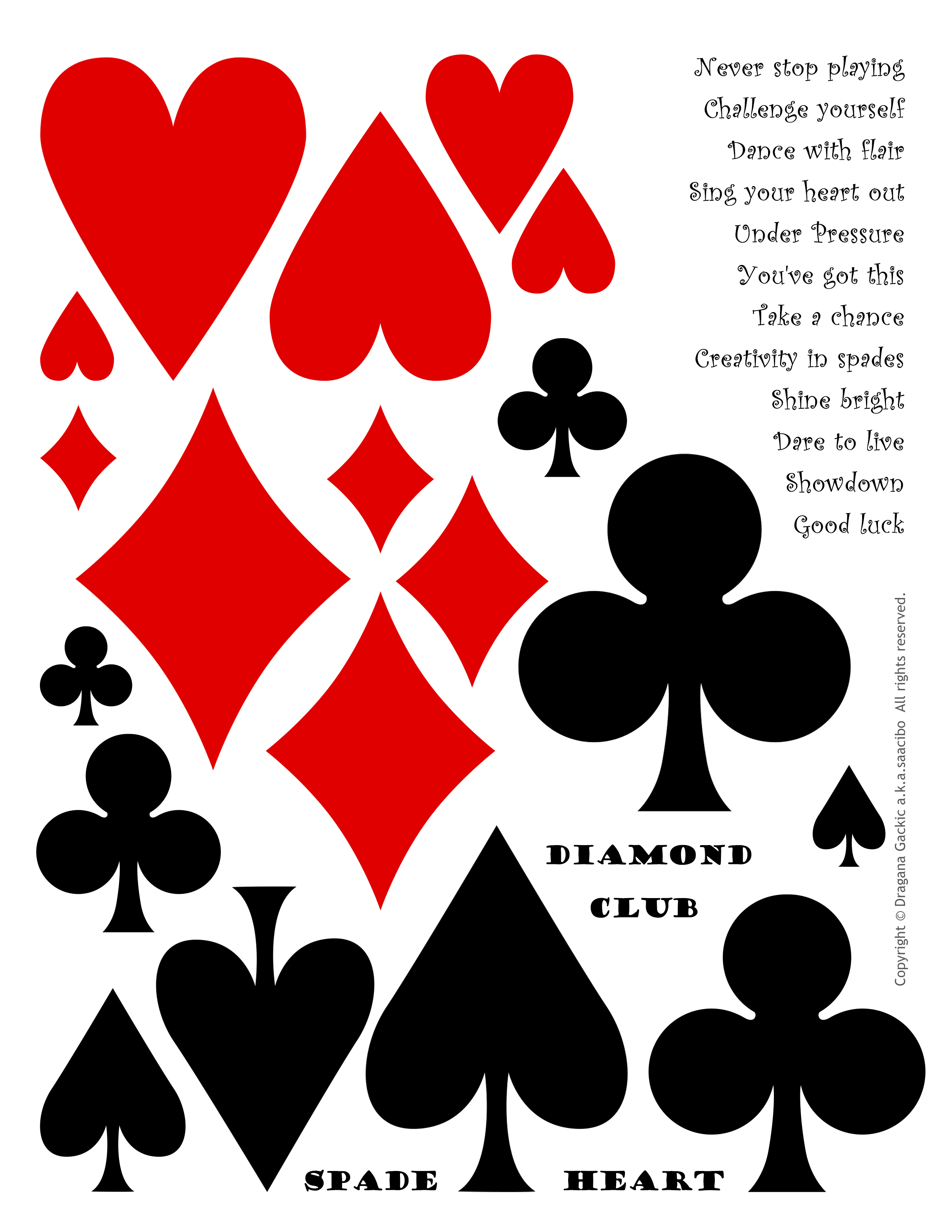 DIY Playing Cards - SAACIBO