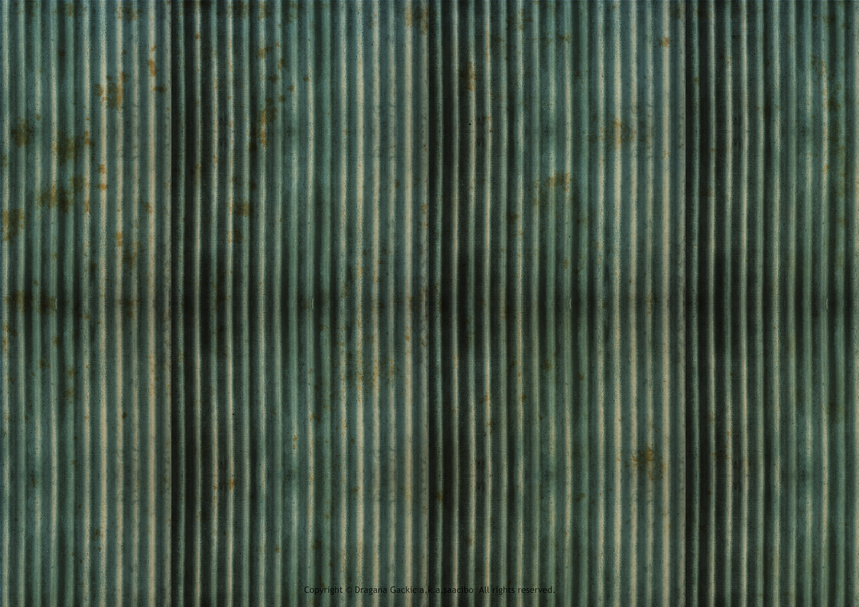 Printable Corrugated Roof Textures