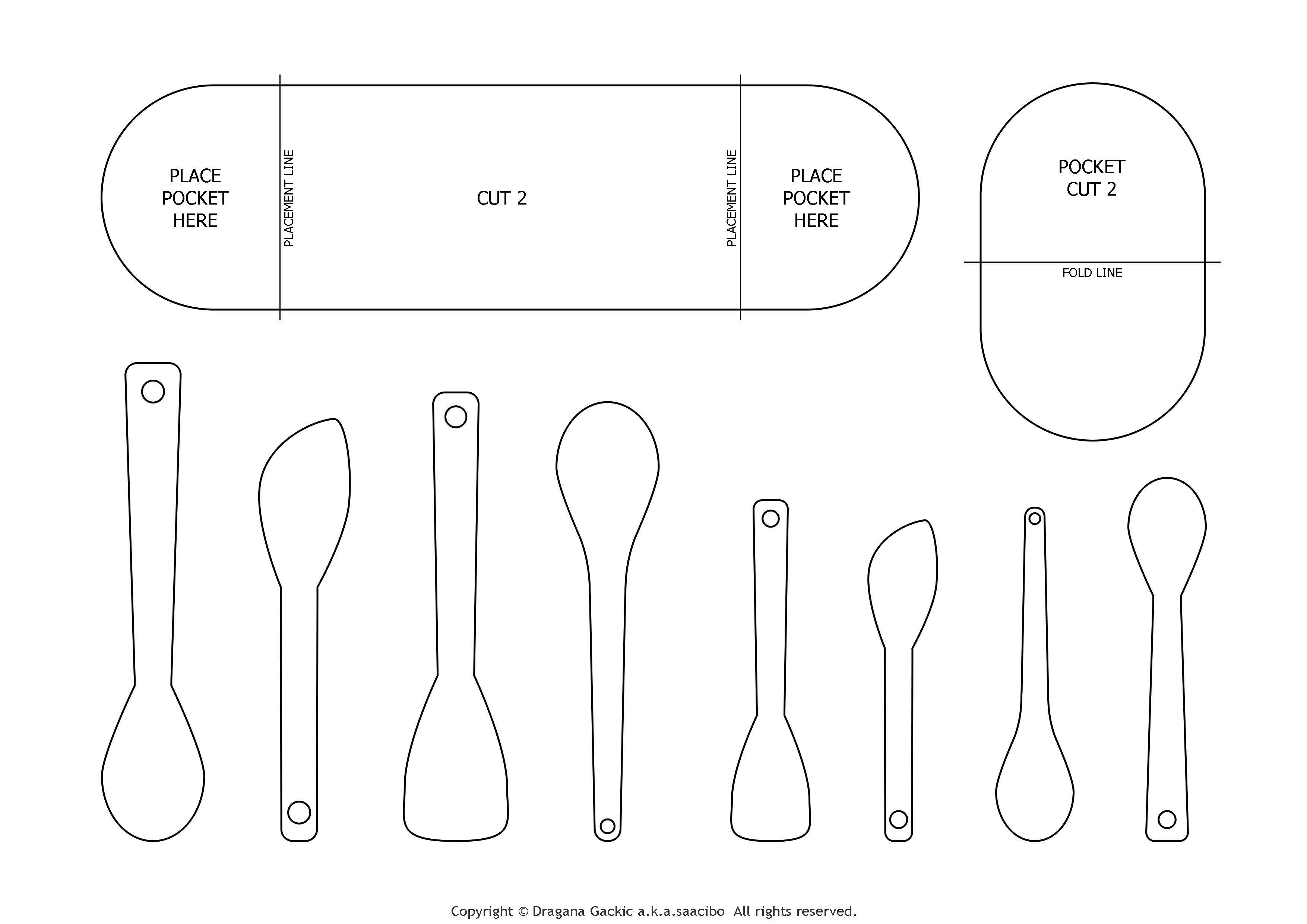 Free Printable Templates For Kitchen Theme Charms And Dangles