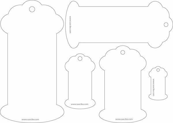 Spool Tags Template